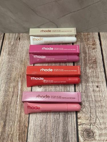 Rhode Peptide Lip Tint - Cinnamon Roll, Shortcake, Jelly Bean, and ...