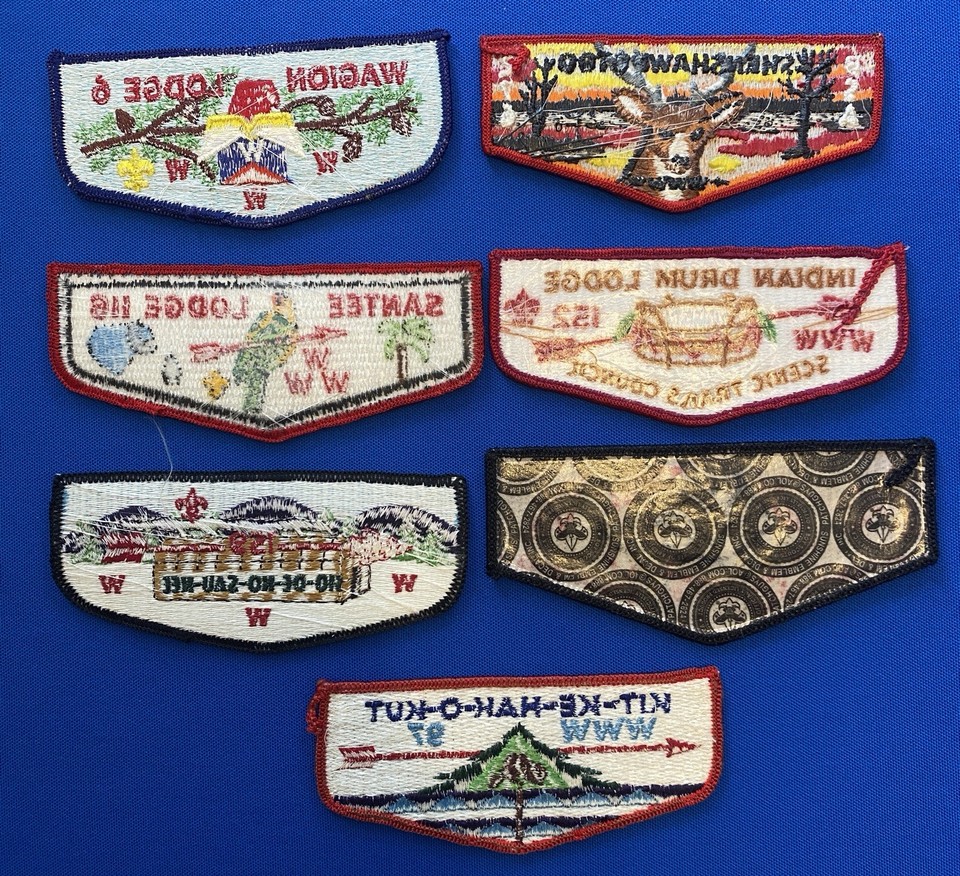 Patch lot of OA Flaps new condition lodges 6, 116, 159, 97, 276, 152 ...