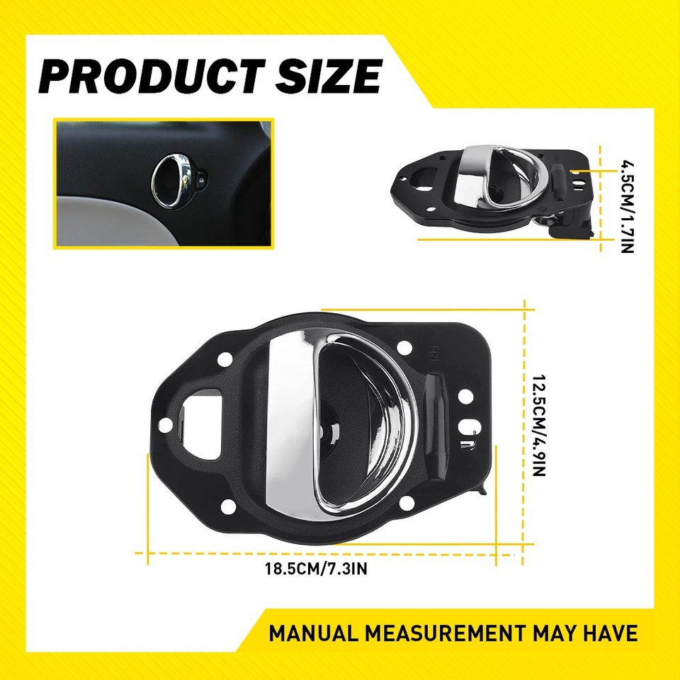 Interior Inside Inner Door Handle for 2006-2011 Chevy HHR Front Rear ...