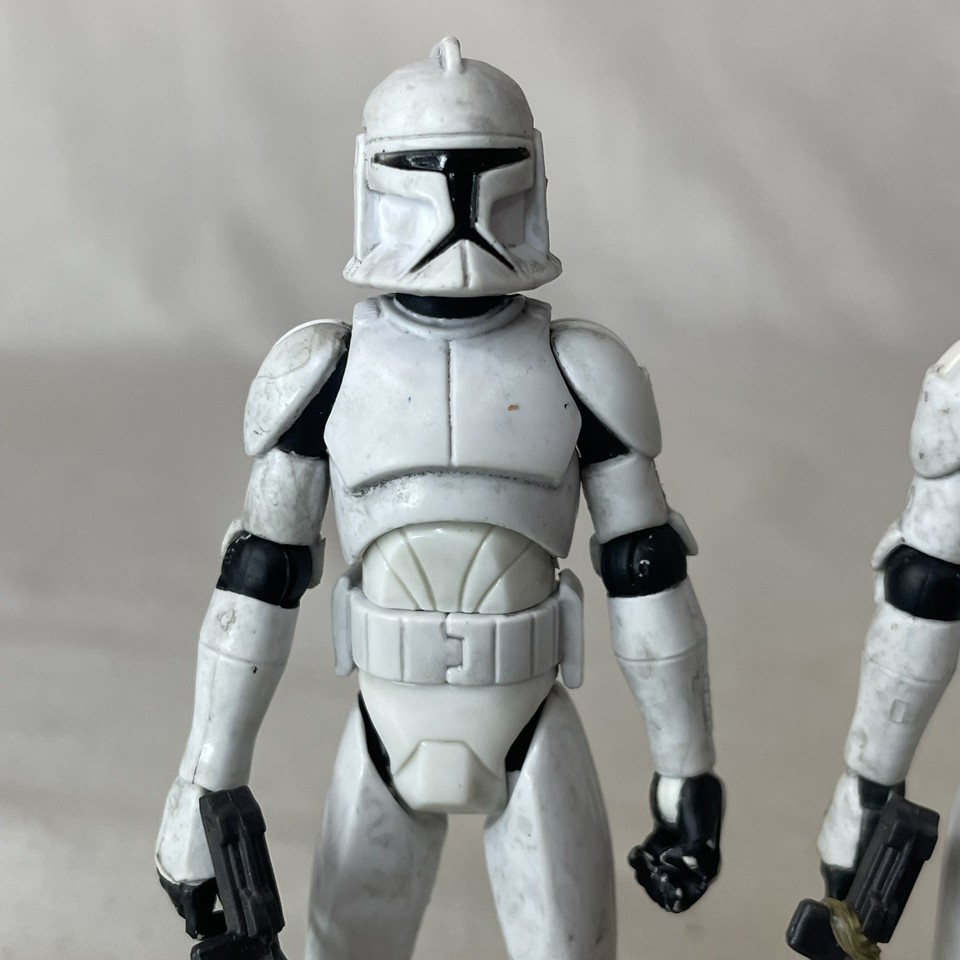 Star Wars Figure Trooper Lot Clone Wars Collection 5 2008 CW05 Dirty ...