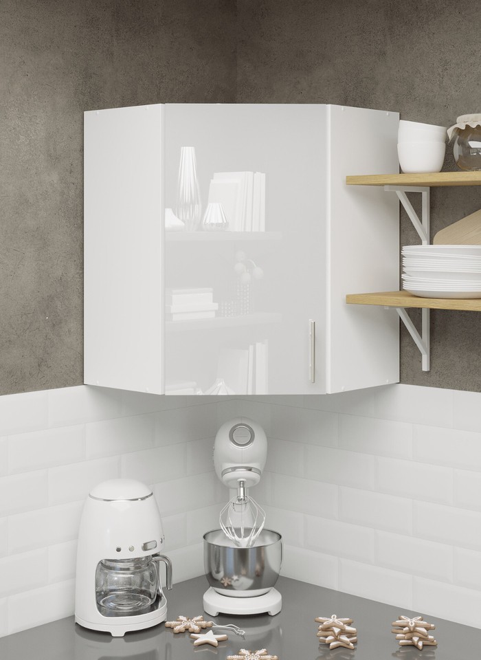 JD Greta Kitchen Units 300-1200mm Wall Base Sink Oven Cabinets - White ...