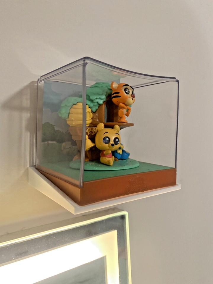 Disney Doorables Movie Moments | Wall Mount Display Shelf Stand | 3 ...