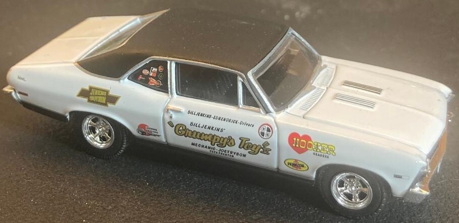 BILL JENKINS GRUMPYS TOY 1968 CHEVY SUPER STOCK NOVA NHRA DRAG RACE ...