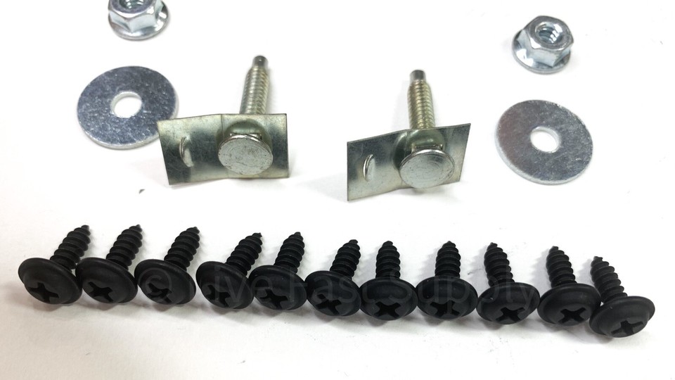 Rear Valance Mounting Hardware Kit Round Screws Nuts 1965-66 Ford ...