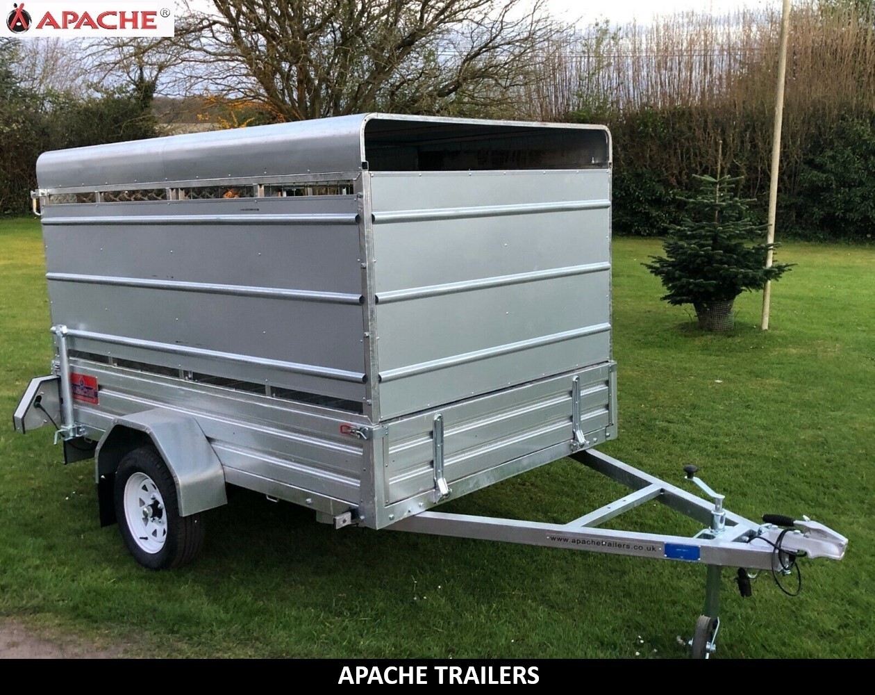 New Apache Mini Livestock Trailer 8x5 Heavy Duty Fully Galvanised ...