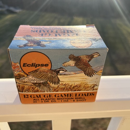 VINTAGE ECLIPSE SHOTGUN SHELL BOX SHOT SHELL SHELL 12 GA GAME LOADS "EMPTY BOX" | eBay