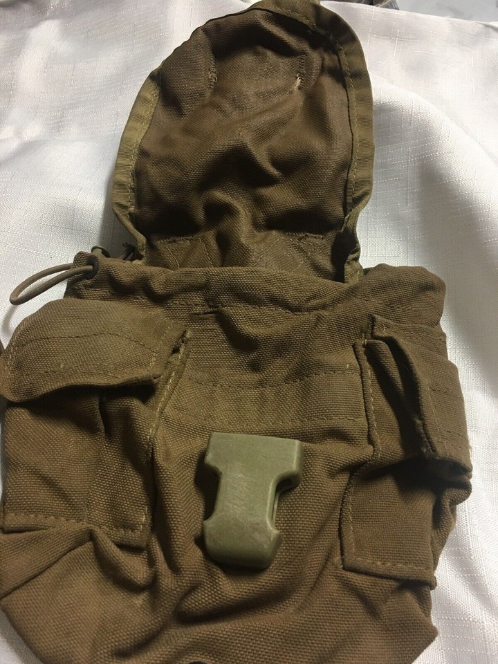 USGI MOLLE II Coyote 1 QT Canteen GP Pouch 8465-01-532-2303 USMC VGC ...