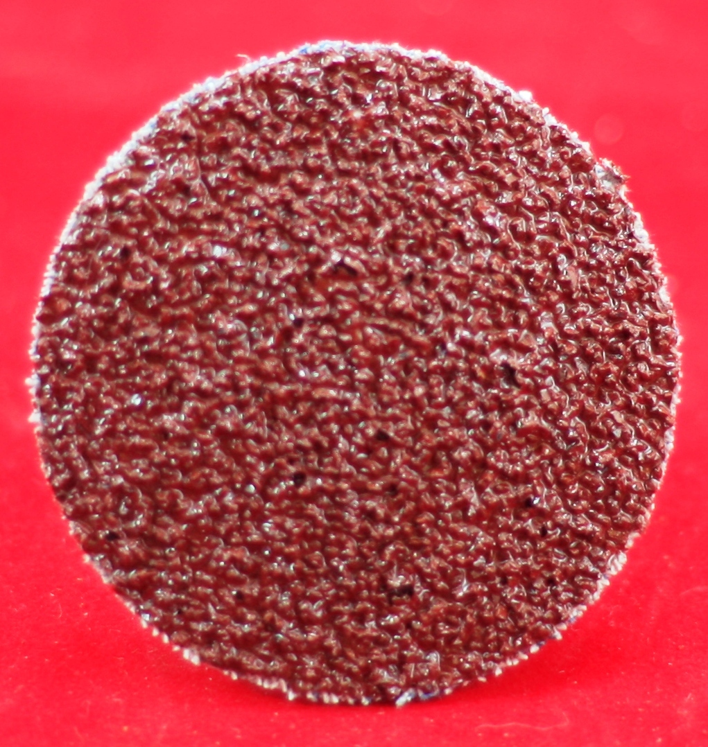 25pc 1" 36 Grit Roloc Cookie Discs Aluminum Oxide Sanding Disc Roll ...