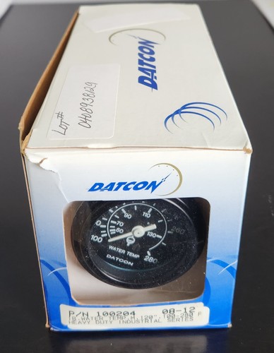 Datcon 2" Mech Water Temp Gauge 100 to 280 DEG Dash or Panel Mount ...