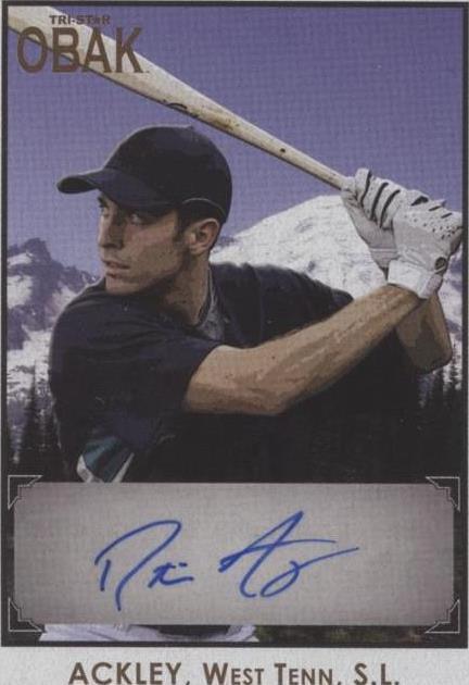 2010 TRISTAR Obak - Autographs Dustin Ackley #A3 Brown /75 (AU, RC) for ...
