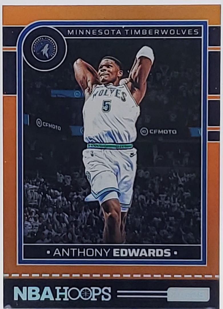 2024-25 Panini Nba Hoops - Anthony Edwards #181 Orange /149 for sale ...