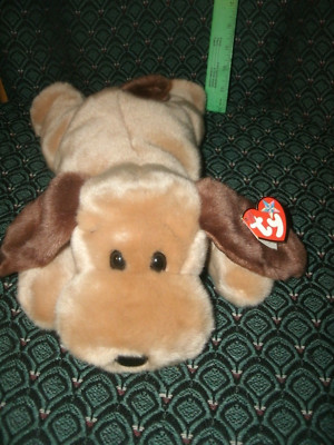 Ty Beanie Buddy - BONES ~ Bown Dog ~ 100% TYLON ~ NEW ~ MWMT ~ RARE ...