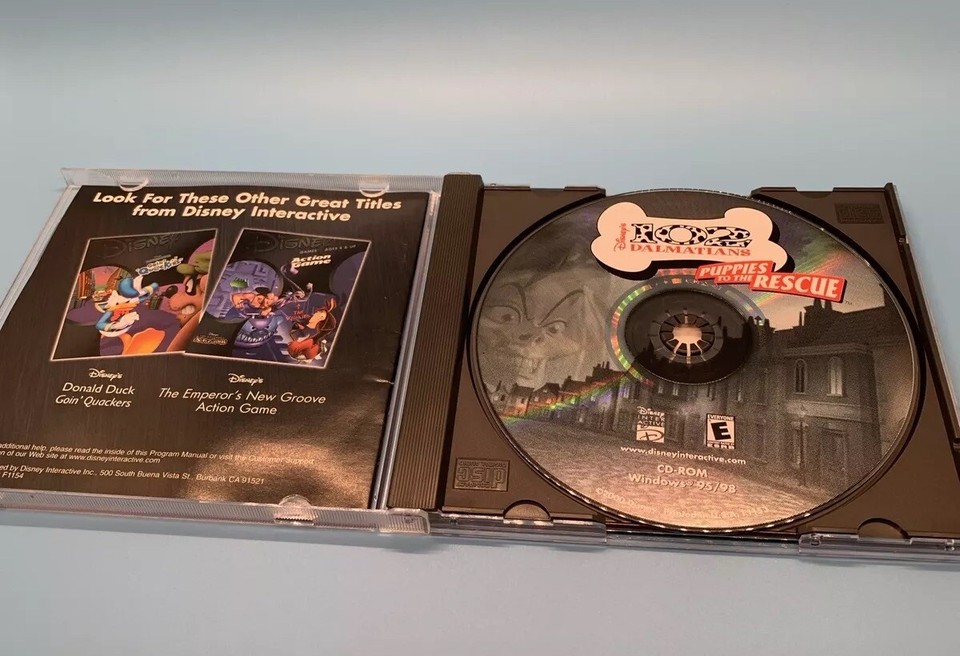 Disney CD-ROM 102 Dalmatians Puppies to the Rescue PC Win 95/98 2000 ...