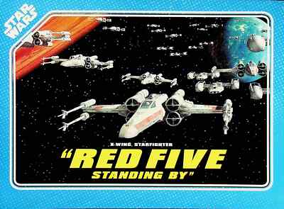 X-Wing Starfighter "Red Five Standing By" Star Wars Mini Poster 8" x 11 ...