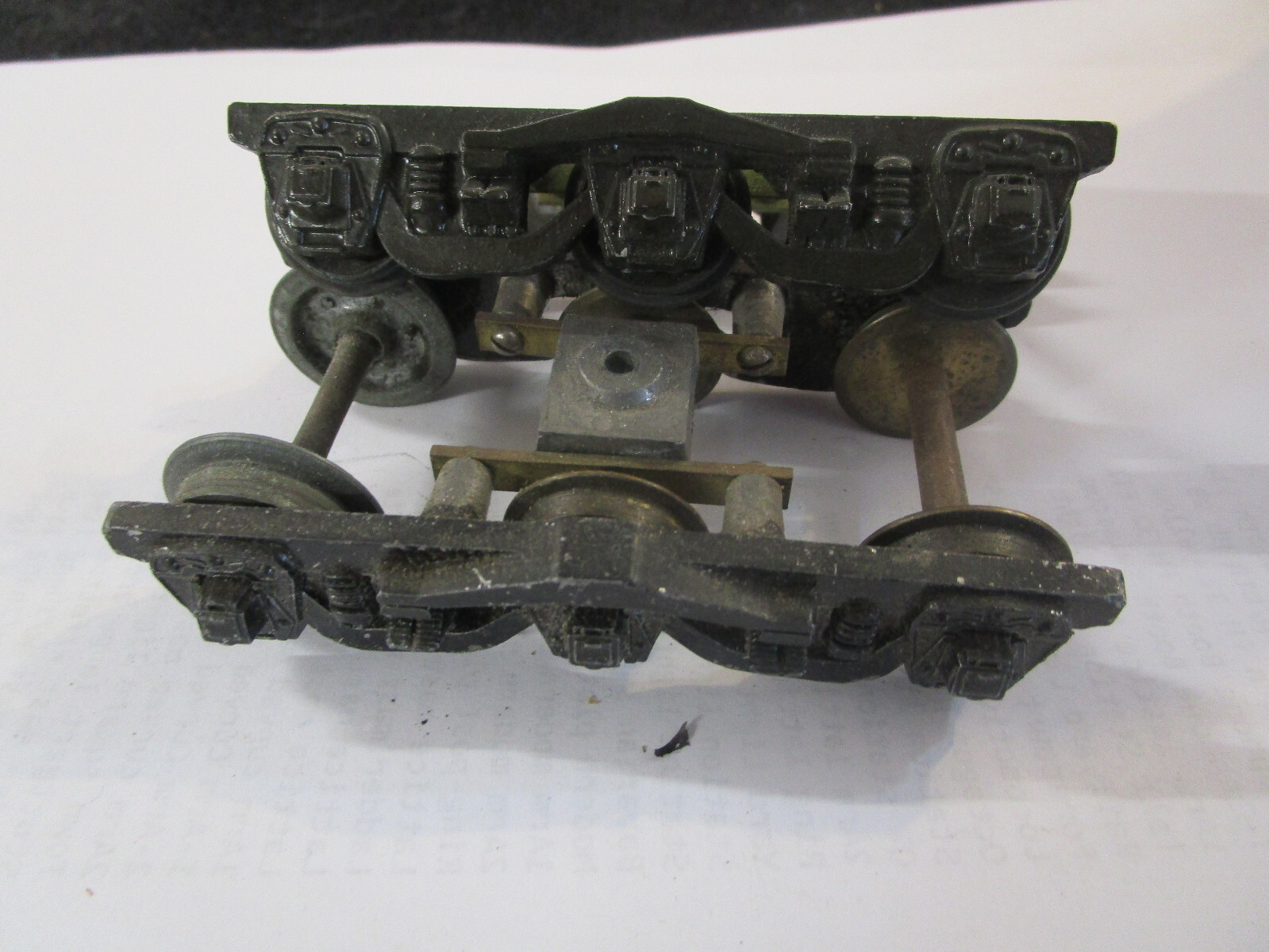 O Scale Parts: Fourth pair of 6 Wheel Passenger Car Trucks (Diecast ...