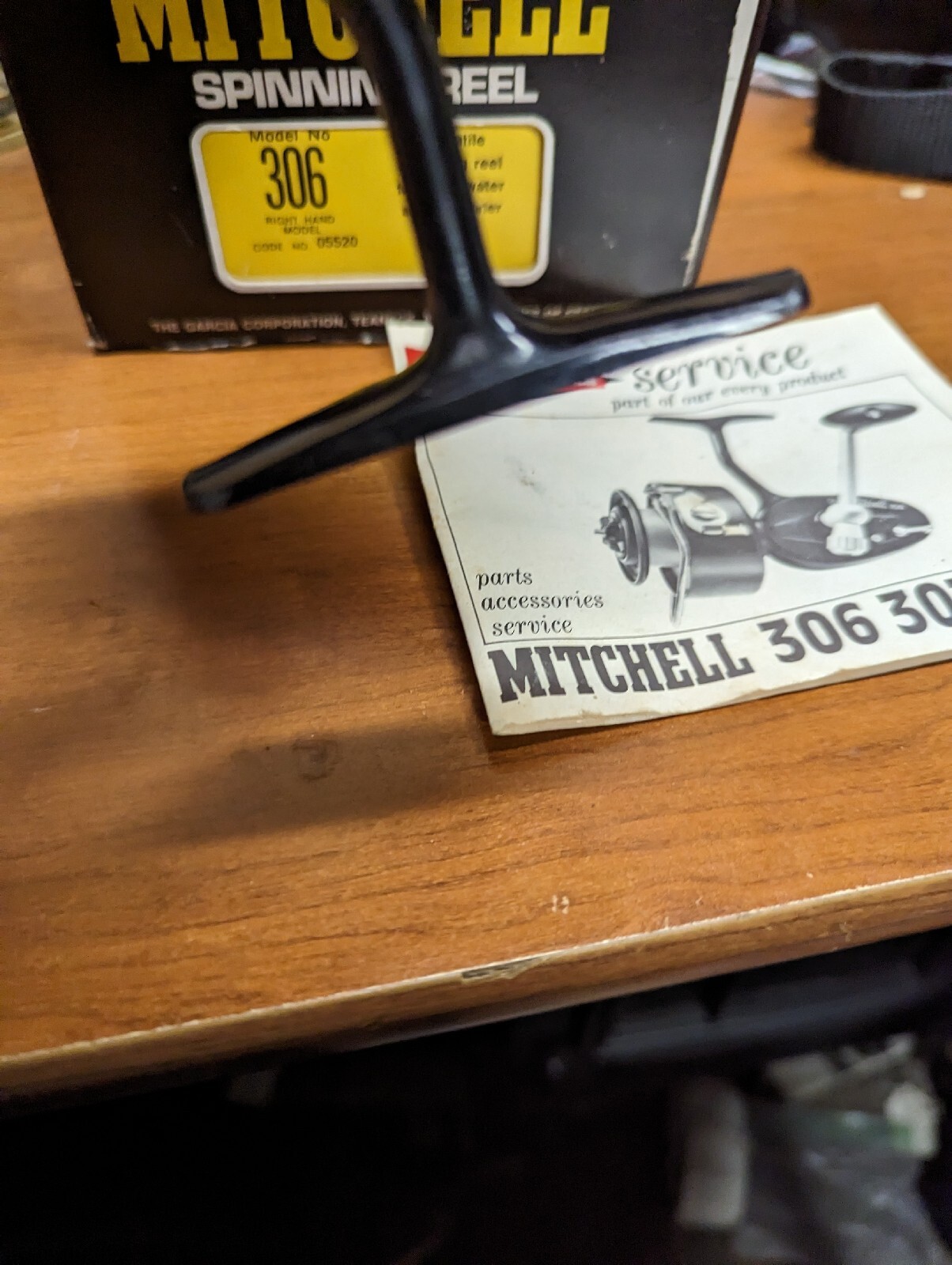 Vintage Garcia Mitchell 306 Spinning Reel made in France w/ Box | eBay