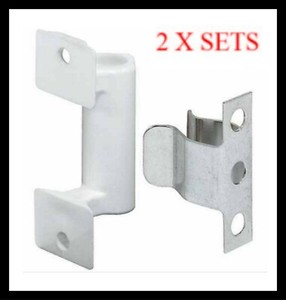 Spring Catch Plinth Clips 2pk =4 x pieces Kitchen Kick Board Caravan ...