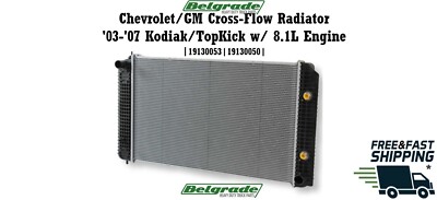 Chevrolet/GM Cross-Flow Radiator '03-'07 Kodiak/TopKick w/ 8.1L ...