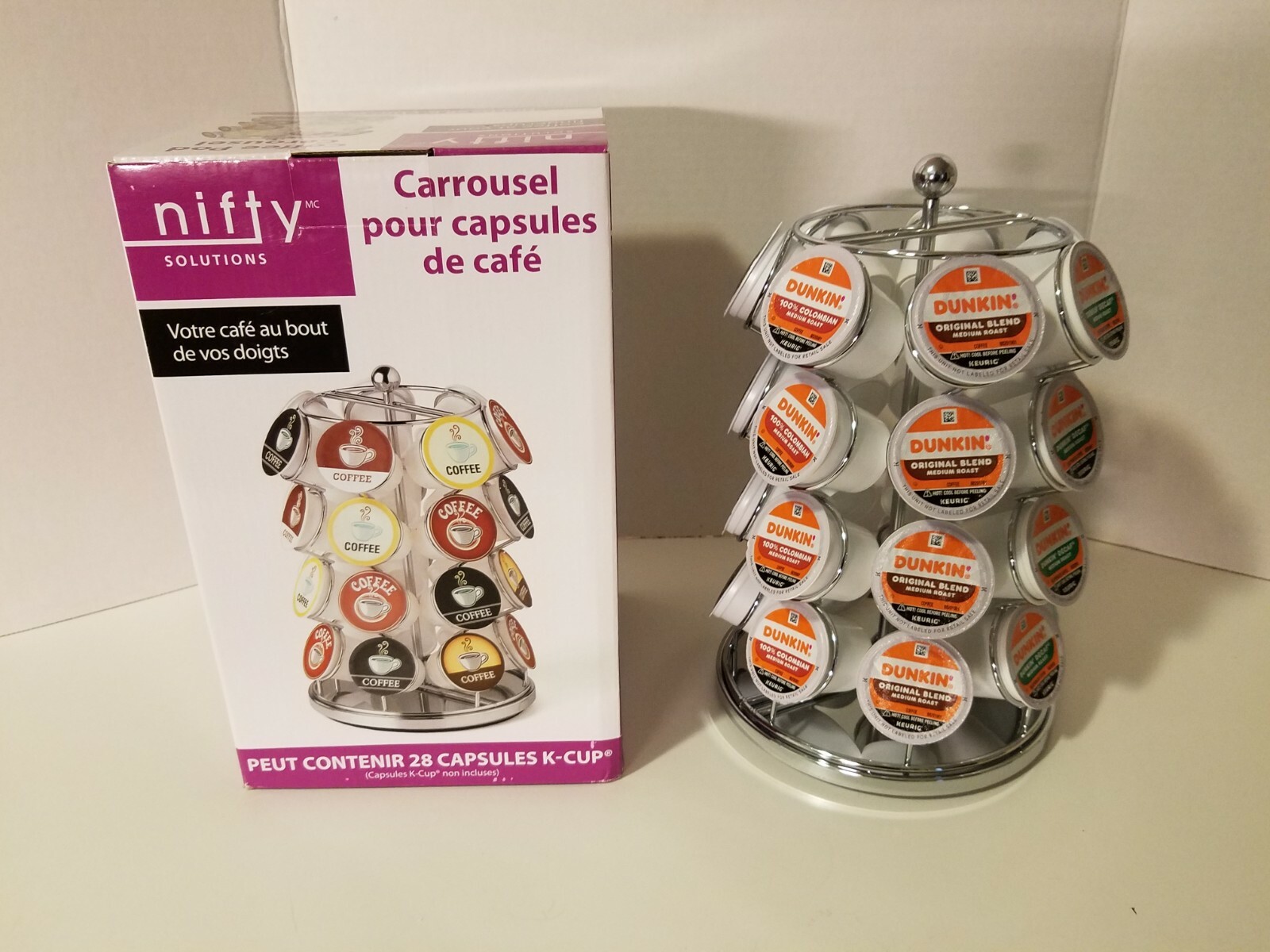 Nifty 5728 28 K-Cup Carousel - Chrome for sale online | eBay