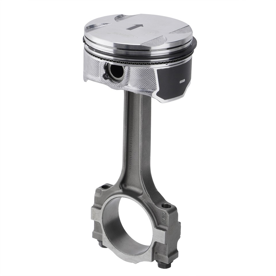 4 Con Rod+Engine Pistons & Rings Kit For 2.4L Buick Chevrolet GMC ...