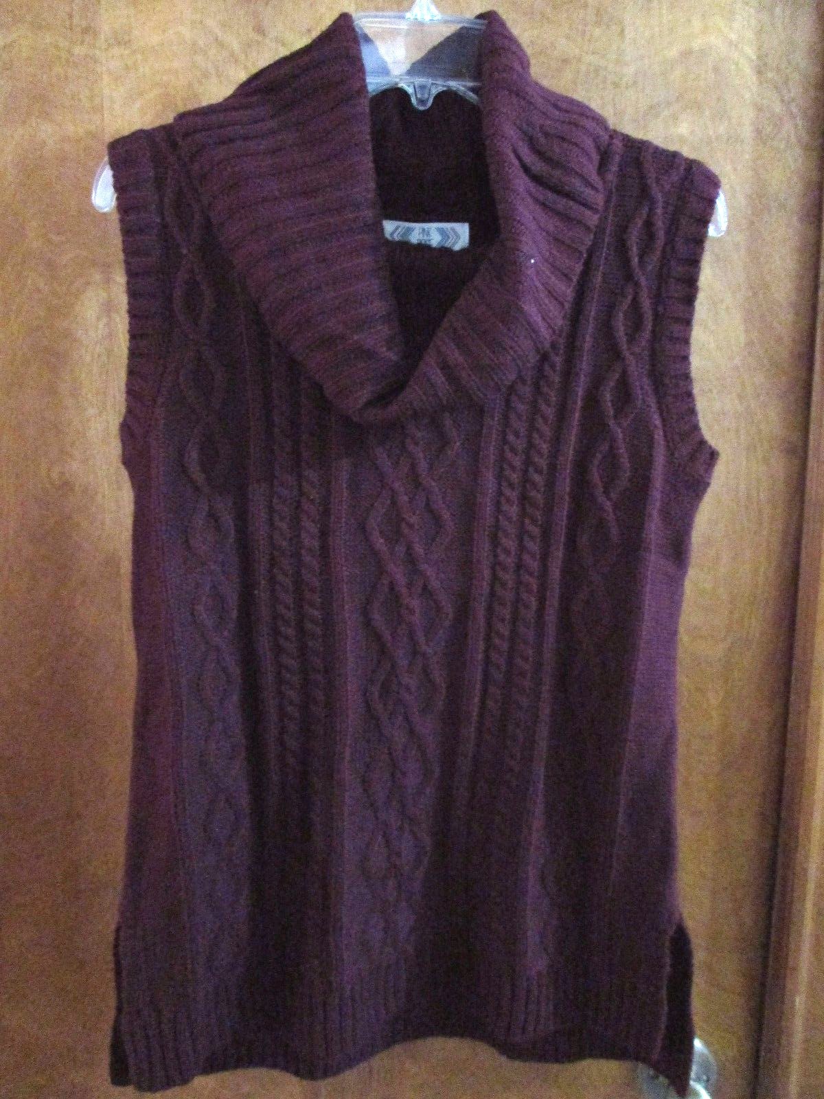 Ladies "Pink Rose" Size M, Wicked(Burgundy), Cowl Neck, Sleeveless ...