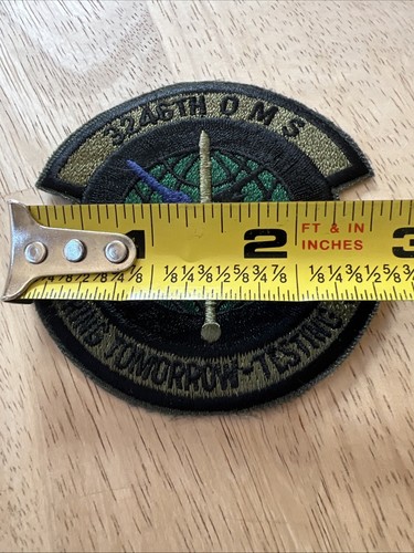 USAF 3246th Oms Ensuring Tomorrow Testing Today Patch | eBay