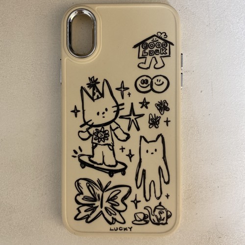 iPhone 11, Line Cat Graphic Printed Phone Case For Apple iPhone | eBay