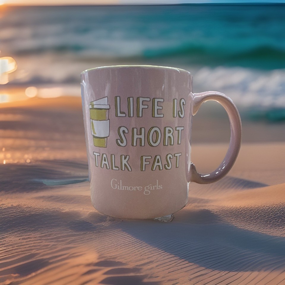 Lot Of 2 Zak! Gilmore Girls Mugs Luke's & Life Is Short Talk Fast FREE ...
