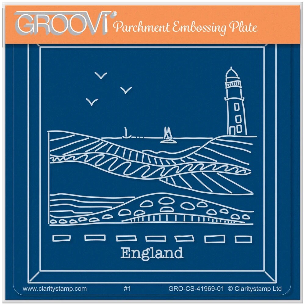 Clarity Stamps Groovi Parchment Embossing A6 Square Plate Barbara's ...