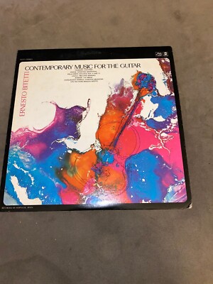 Ernesto Bitetti Contemporary Music for the Guitar 1969 Stereo LP VG++ ...