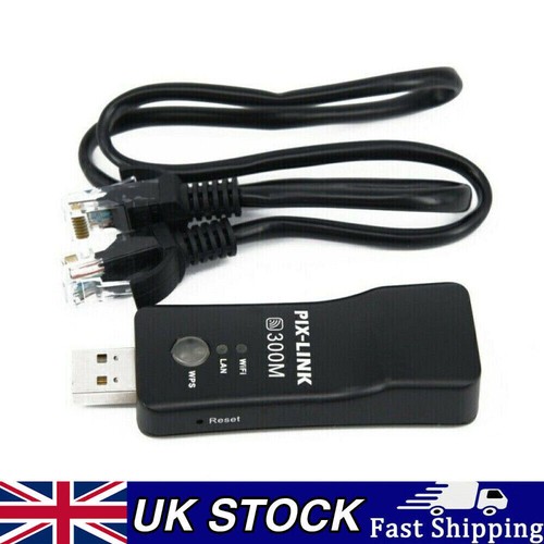 UK For Samsung Smart TV Wireless LAN Adapter WiFi Dongle RJ-45 Ethernet ...
