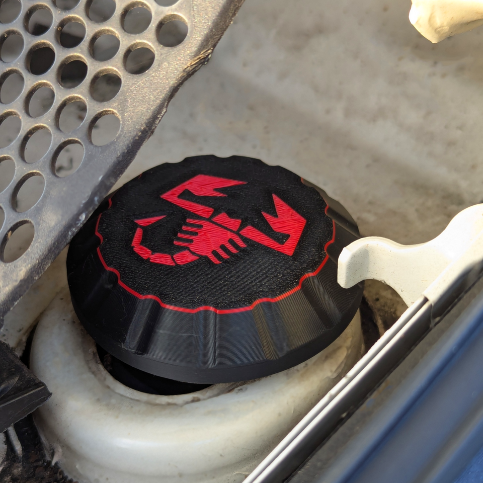 FIAT 500 SUSPENSION STRUT MOUNT COVER CAPS (595 Abarth) | eBay UK