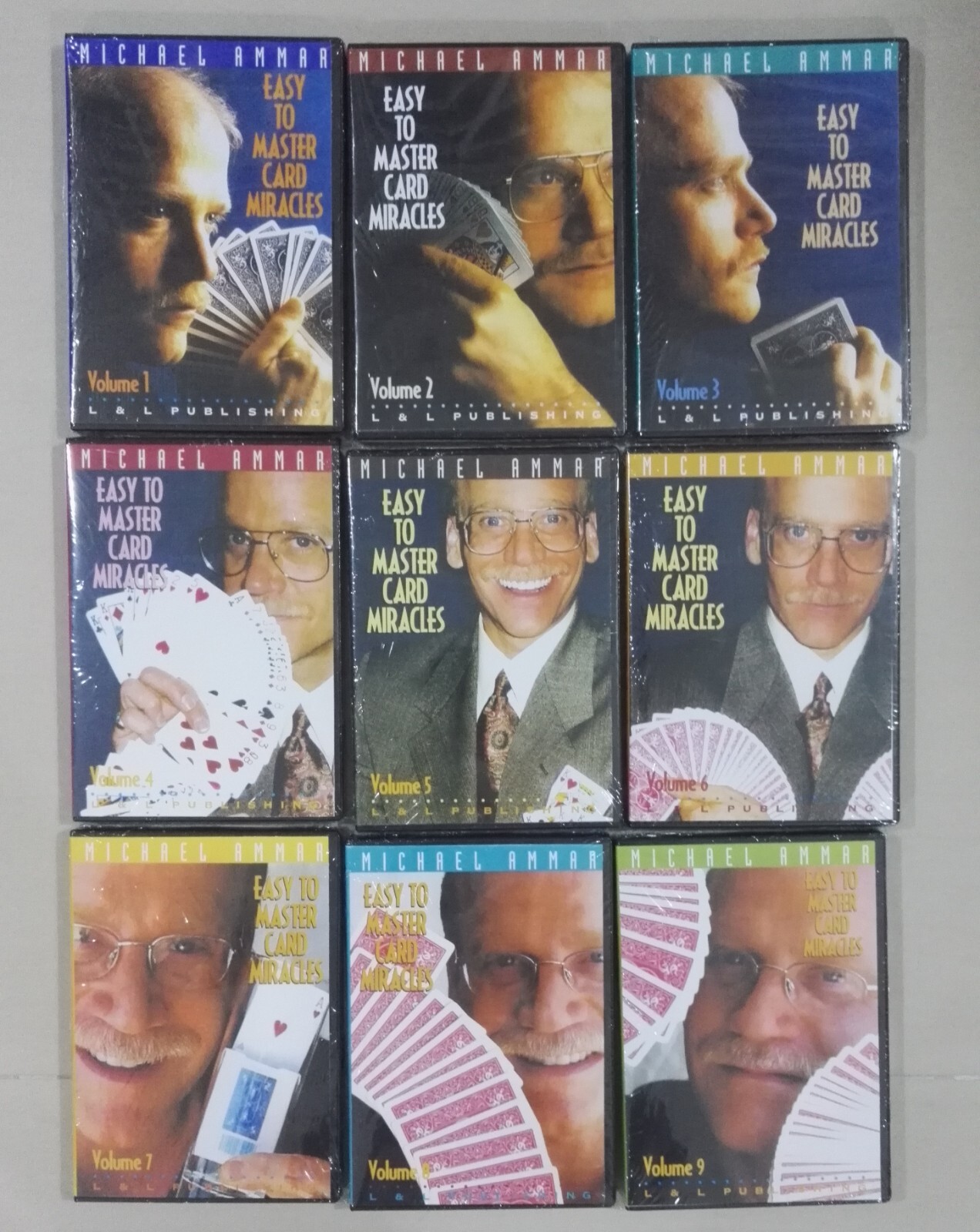 Michael Ammar Easy to Master Card Miracles Set of 9 DVD (Factory Sealed) MAGIC | eBay