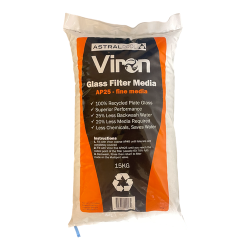 Glass Filter Media Fine Grade - Viron Active Glass Media 15kg - Pickup ...