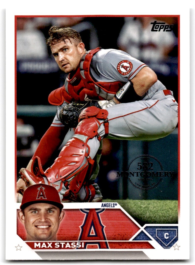 2023 Topps 582 Montgomery Club Max Stassi Los Angeles Angels #85 | eBay
