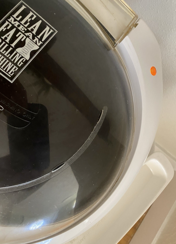 George Forman Grilling Machine Model #GRB36BW White W/ Bun Warmers 2 ...