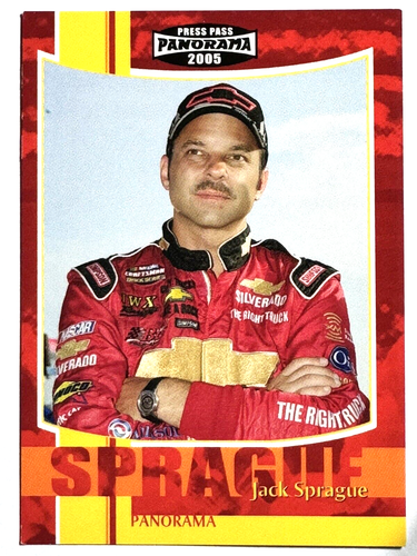 JACK SPRAGUE 2005 Press Pass PANORAMA INSERT NASCAR Racing Card #PPP69 ...