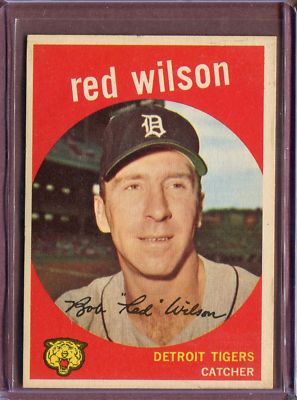 1959 Topps 24 Red Wilson EX-MT #D168343 | eBay