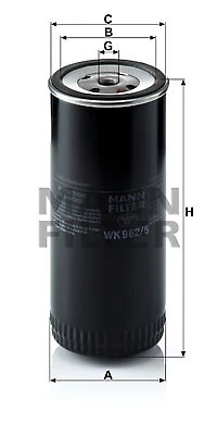 Fuel Filter WK731 Deutz 4006, 4506, 5006, 5206, 5506, 6006,, 55% OFF