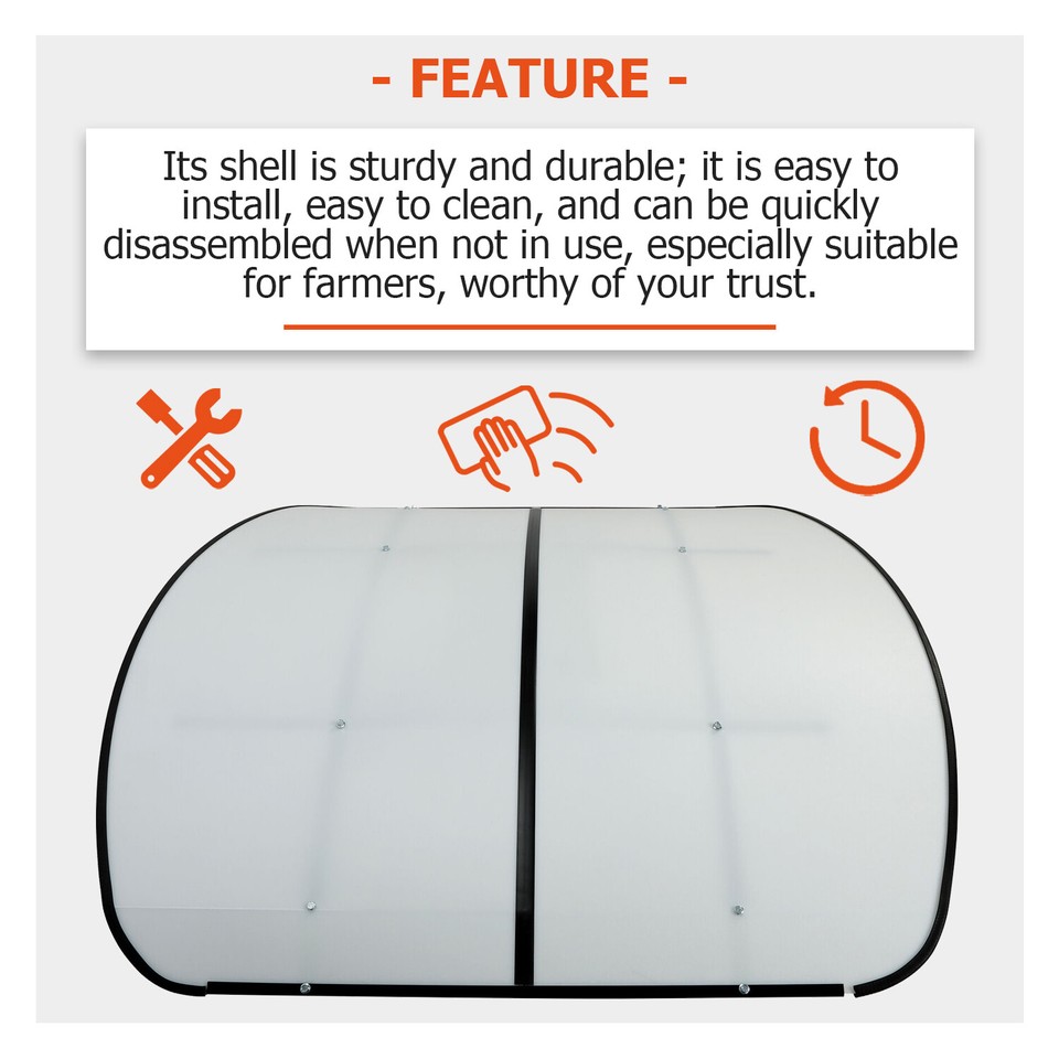 Tuff Top Tractor & Mower Canopy 52" X 52" For 2" x 2" or 2" x 3" ROPS ...