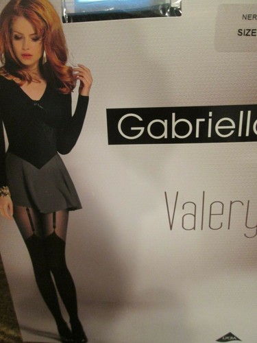 GABRIELLA VALERY MOCK GARTER 20-40 DENIER PANTYHOSE TIGHTS 3 SIZES ...