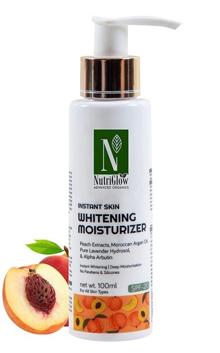 NutriGlow Advanced Organics Instant Skin Whitening Moisturizer SPF 20 ...