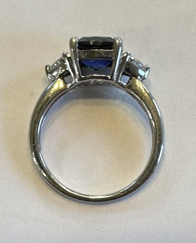 Estate Jewelry - Vintage RL Co Princess Cut 925 Sterling Silver ...