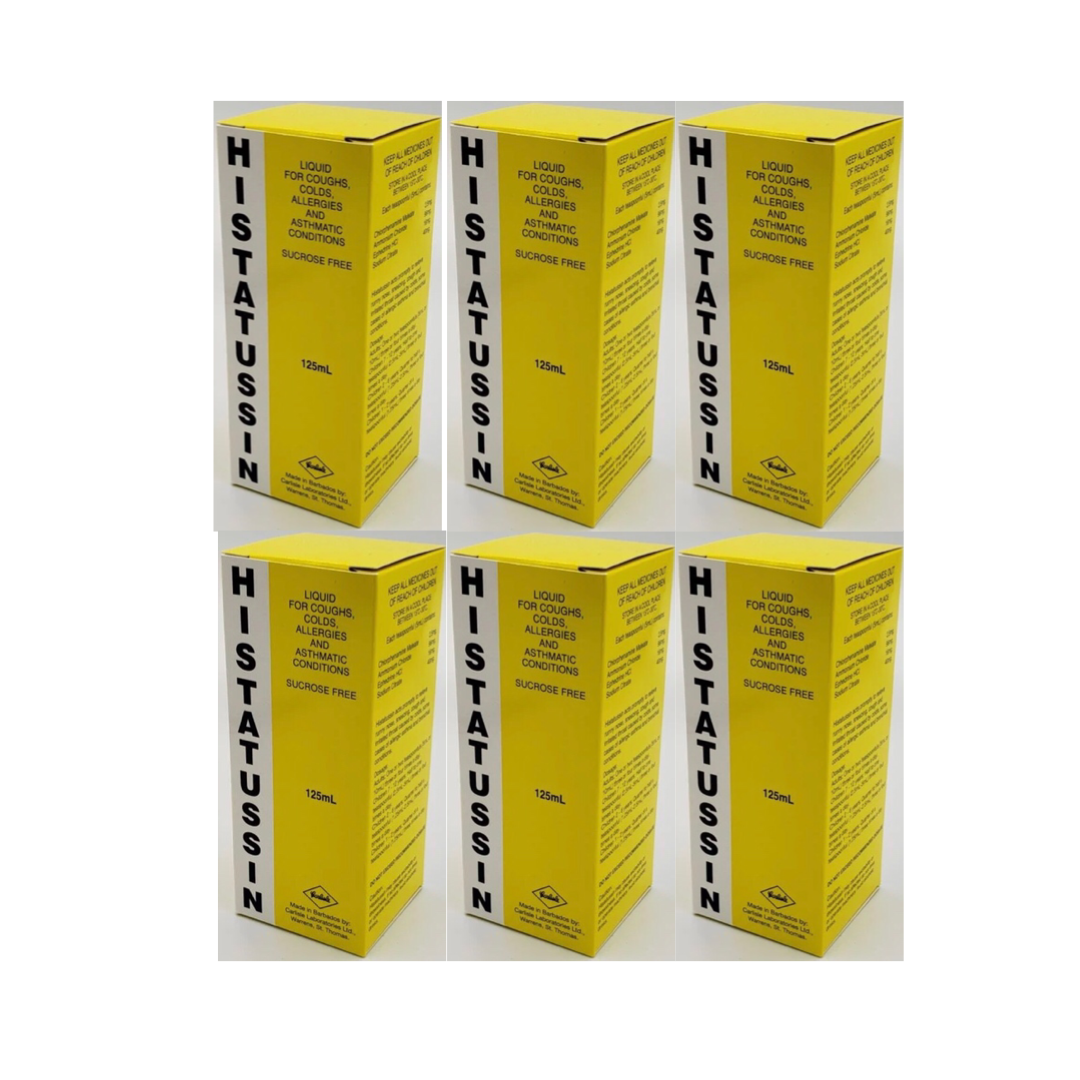 Histatussin Cough & Cold Allergies , Asthma Syrup - 125ml 6 Pk | eBay