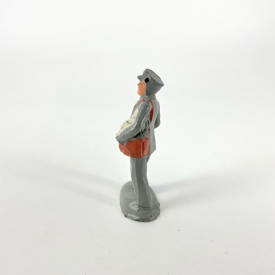 Barclay Manoil Mailman Postal Carrier Lead Toy Figure Vintage | eBay