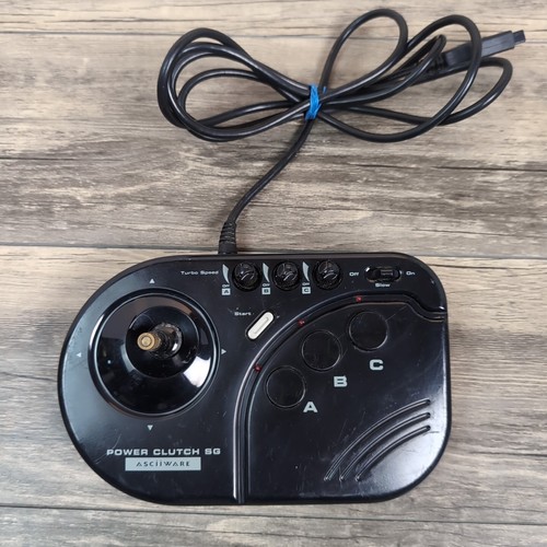 Sega Genesis Controller Asciiware Power Clutch SG Arcade Fight Stick ...