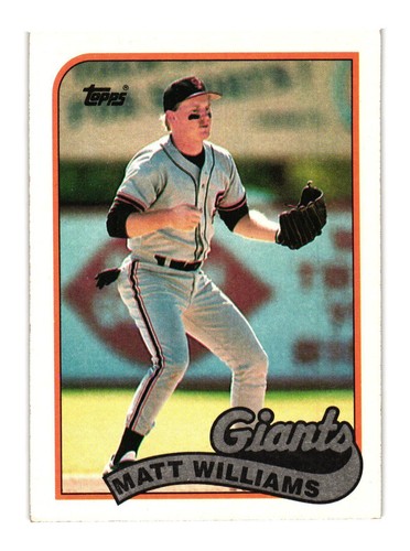 1989 Topps #628 Matt Williams San Francisco Giants | eBay