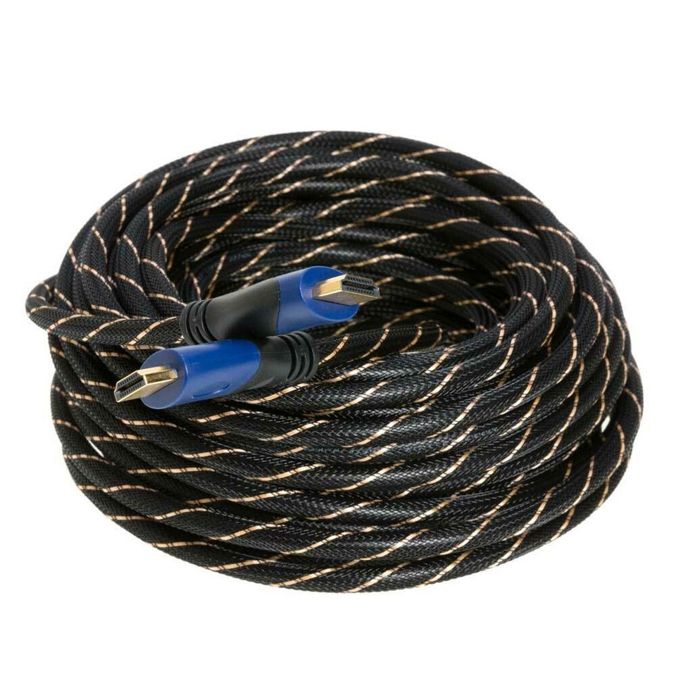 HDMI 4K Premium Mesh Cable 1080P HDTV 3D High Speed 60HZ SIZES 1.5FT ...