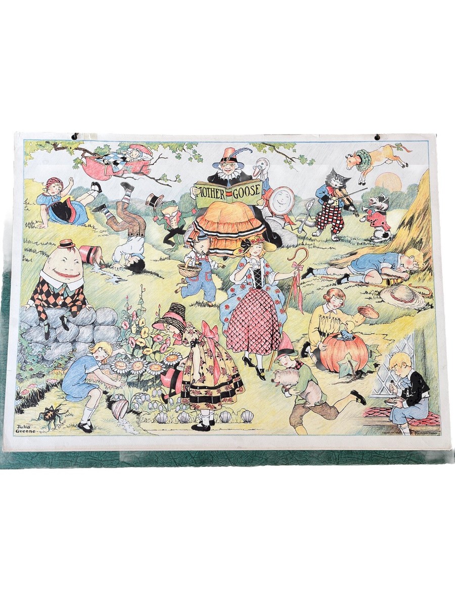 Mother Goose Nursery Rhymes Printable Classic Mother Goose Nursery