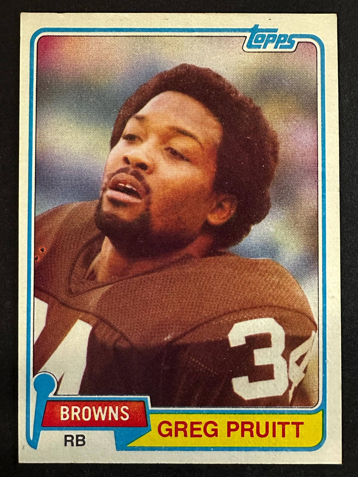 Greg Pruitt 1981 Topps Football Cleveland Browns #415 | eBay
